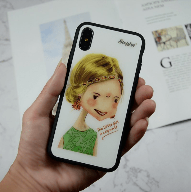 StephyDesignHK "First banquet' Tempered Glass Phone Case for iPhone X ...